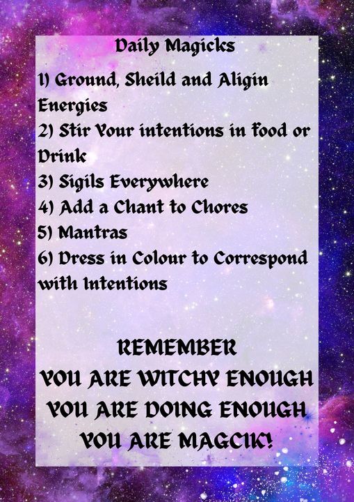 Adding Magick To Your Daily Life – Alberta Witches Association
